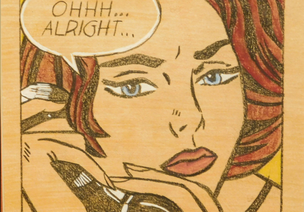 Ron-Lichtenstein-Drawing-Woodshed-Art-Auctions. | Woodshed Art Auctions